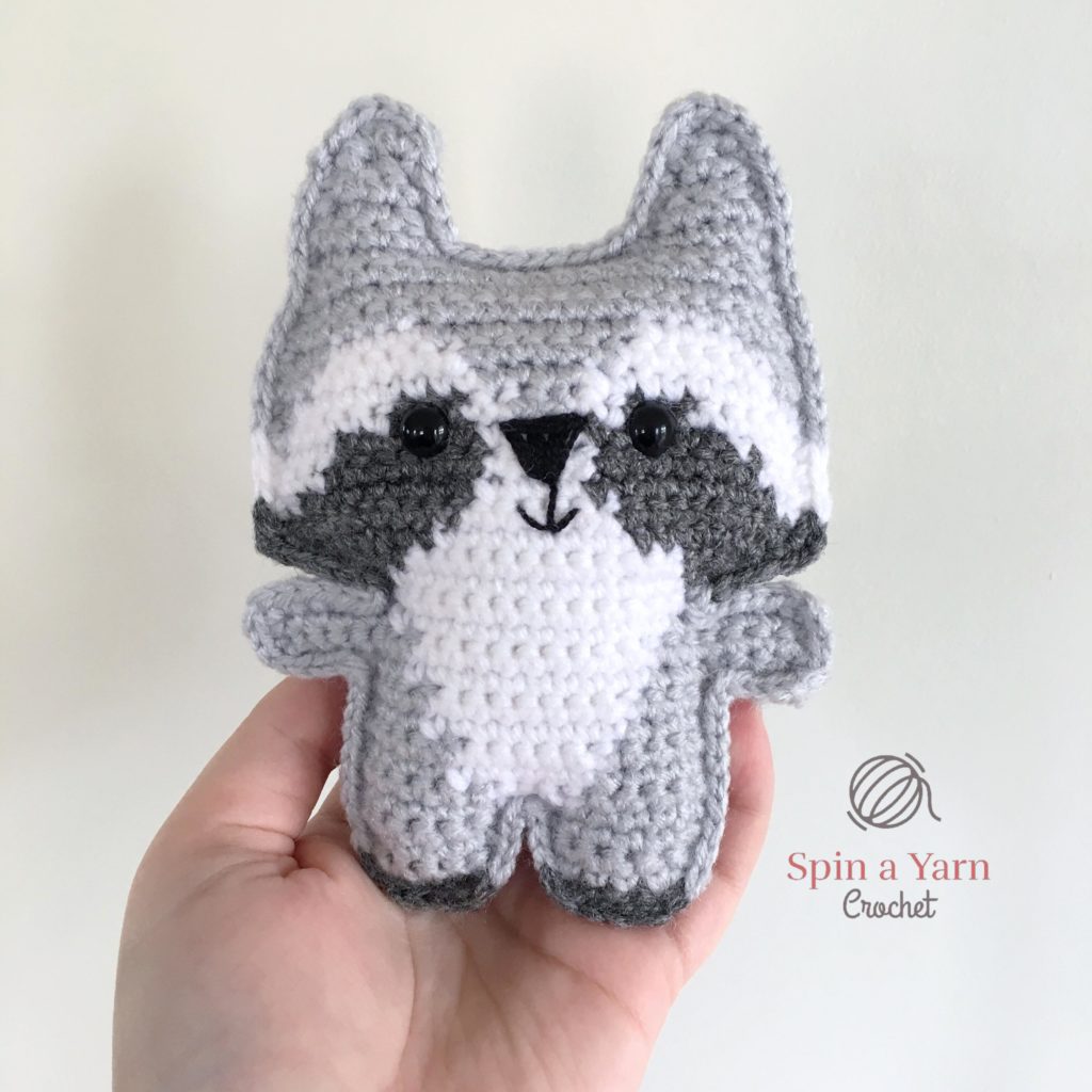 Pocket Raccoon Free Crochet Pattern • Spin a Yarn Crochet