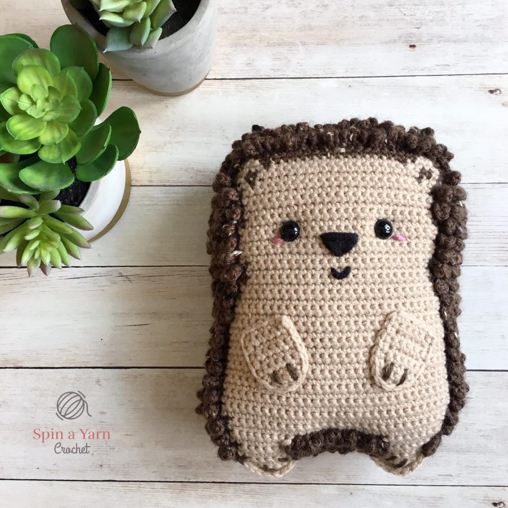 Chubby Hedgehog Amigurumi Free Crochet Pattern • Spin a Yarn Crochet