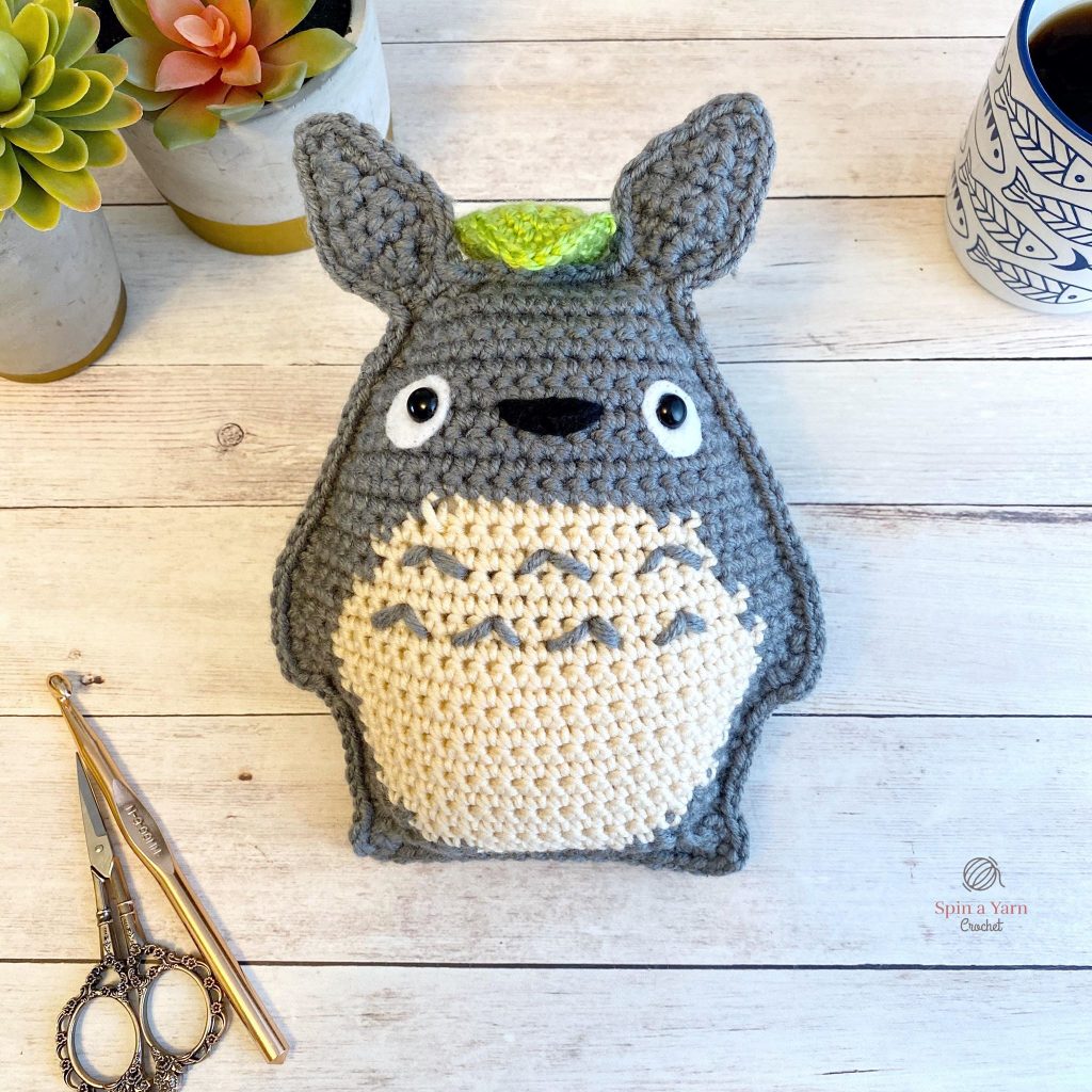 Totoro Free Crochet Pattern • Spin a Yarn Crochet