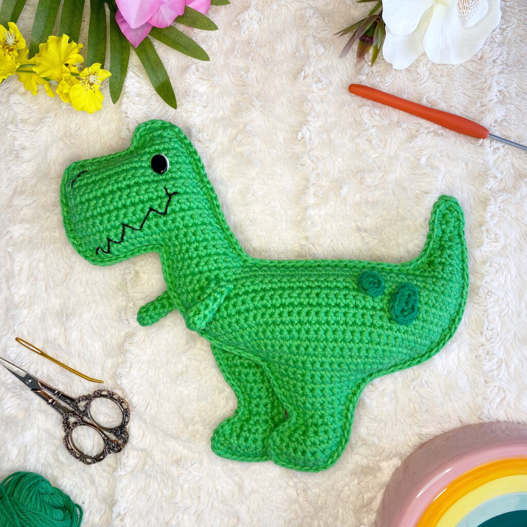 Tyrannosaurus Rex Free Crochet Pattern • Spin a Yarn Crochet