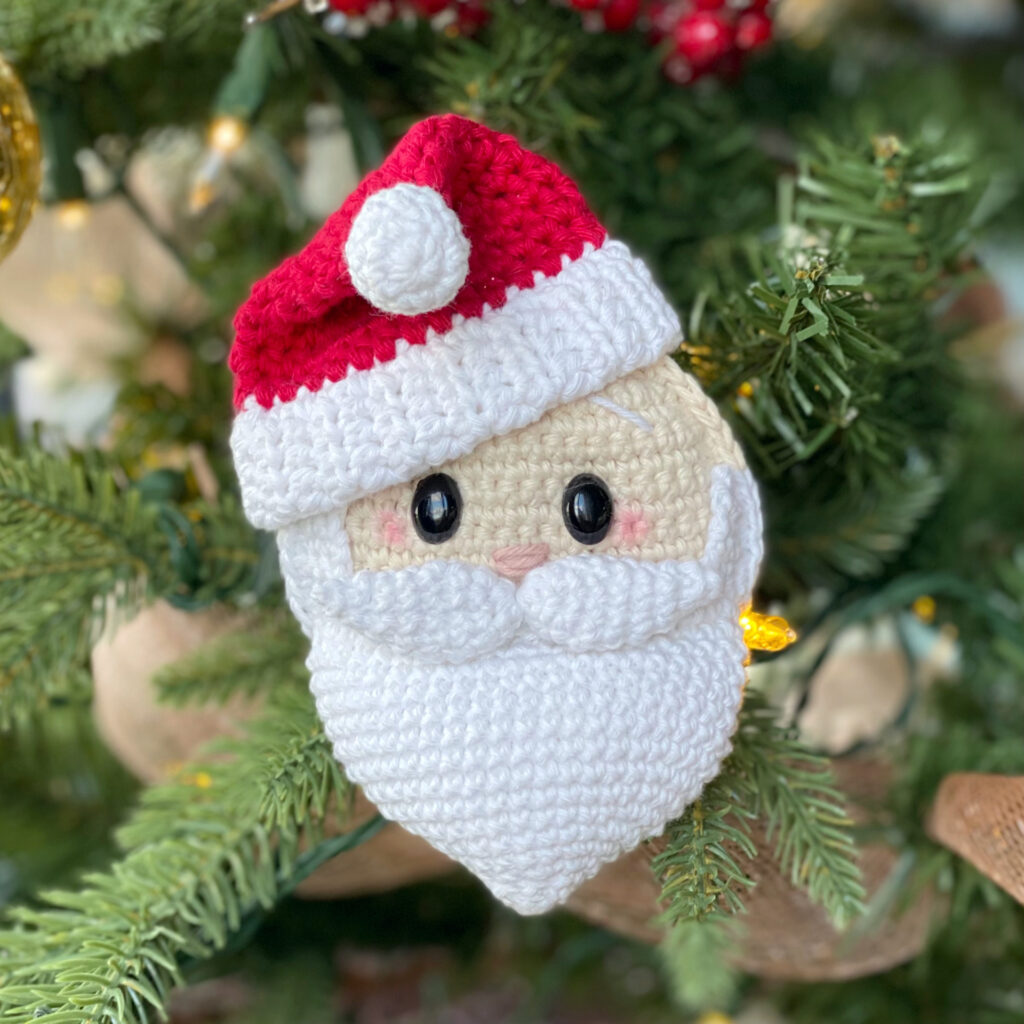 Santa Claus Ornament Free Crochet Pattern • Spin a Yarn Crochet