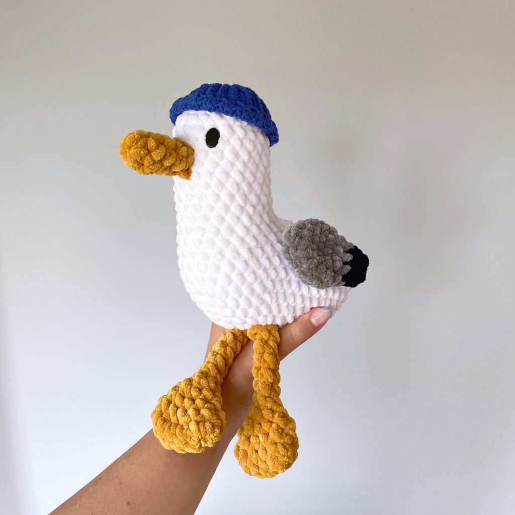 Seagull Amigurumi Free Crochet Pattern • Spin a Yarn Crochet